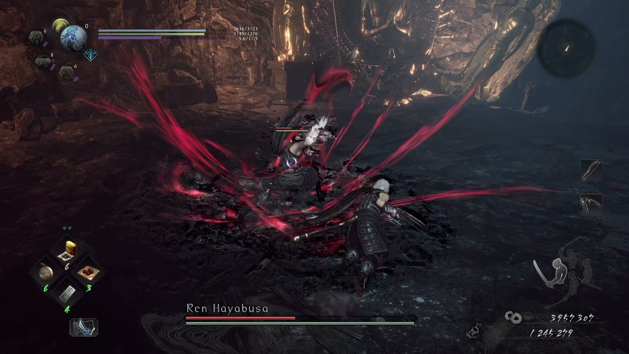 Nioh 2 - Ren Hayabusa - No Healing, Fists - YouTube