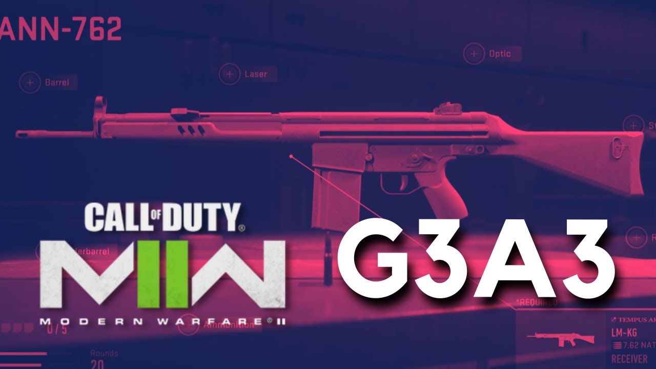 Call of Duty Modern Warfare 2 Gunsmith - Lachmann 762 (G3a3 Rifle and ...