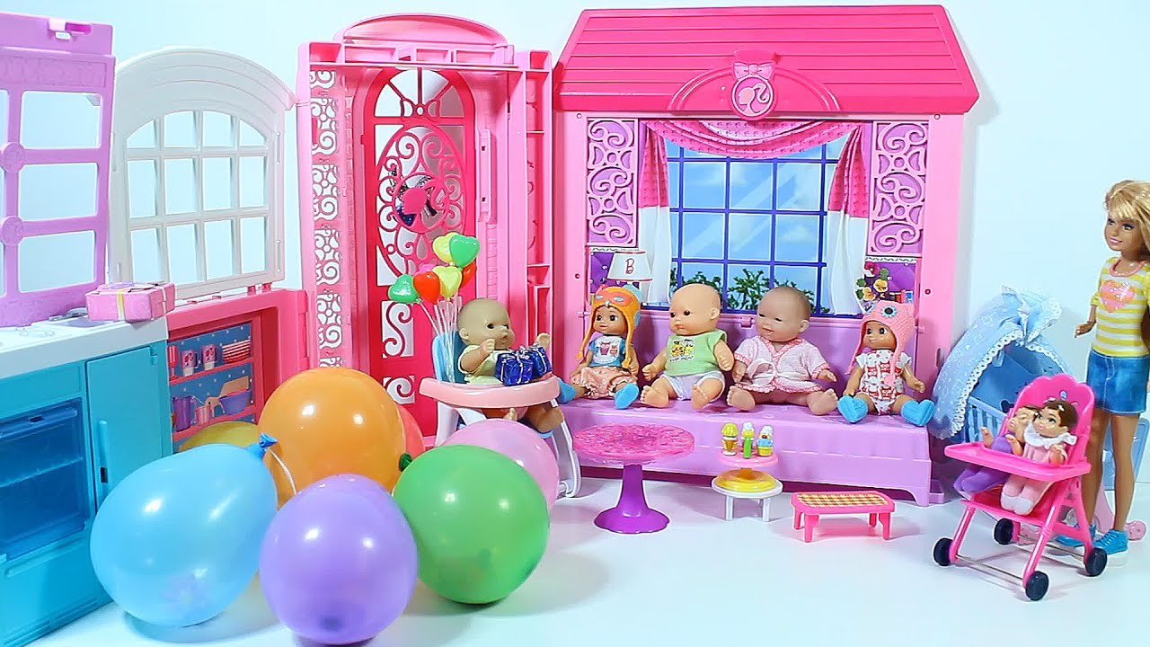 Baby doll Birthday Balloons with Surprises Birthday care Video for kids ...
