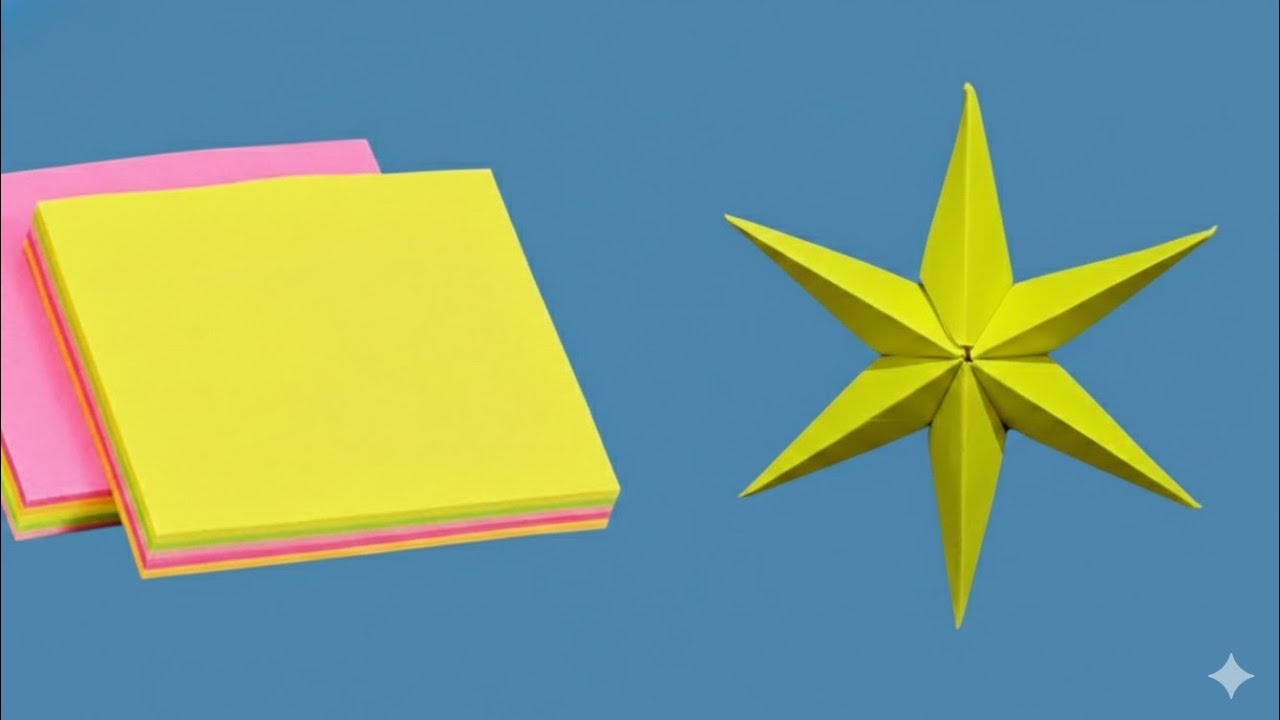 2 Easy Christmas Craft Ideas / DIY Sticky Note Christmas Decoration ...