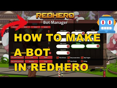 Redhero - How to make a Bot - Aqw Private Server