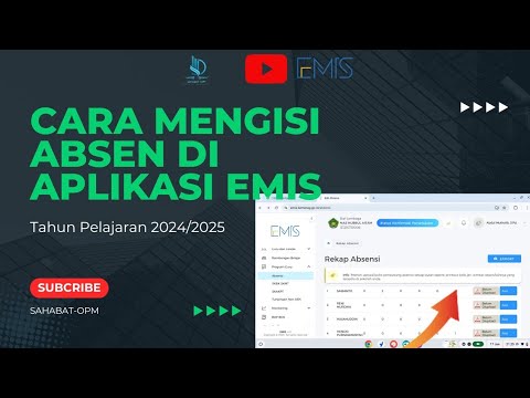 Tutorial mengisi Absen Guru di Emis tahun pelajaran 2024/2025 - YouTube
