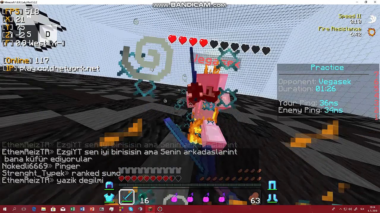 ColdNetwork PvP/SKgamerCZ vs Vegasek Kdo je lepsi ? - YouTube