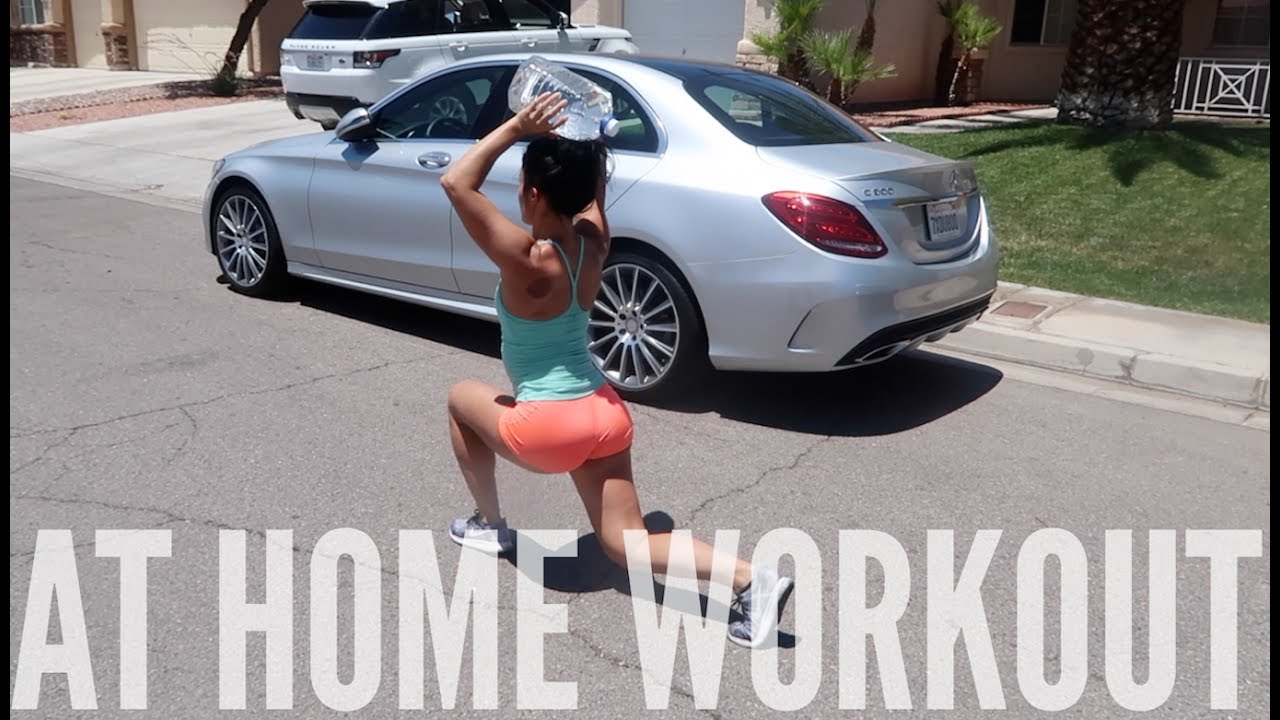 AT HOME WORKOUT | DAY W/THE GIRLS | Bikini prep vlog #26 - YouTube