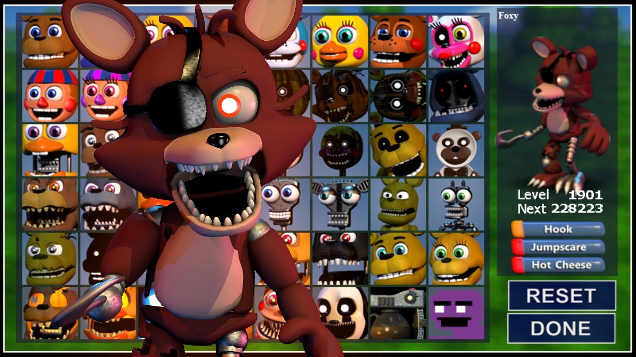 Adventure Drawkill Foxy in FNaF World! Drawkill'D! (Mod) - YouTube