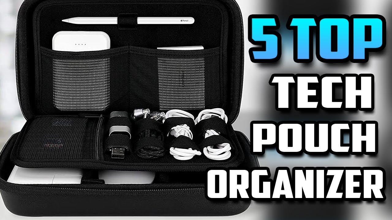 Best Tech Organizer Pouches for Travel: Top 5 Picks - YouTube