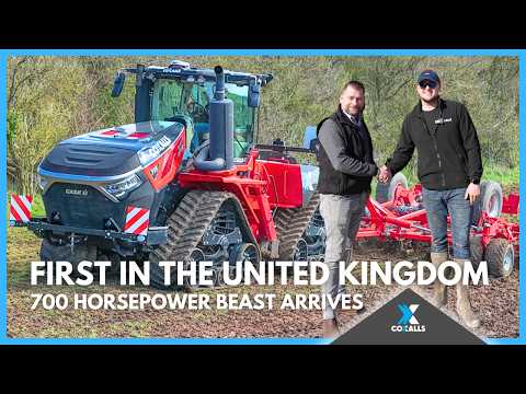 FIRST IN ENGLAND | Biggest CASE Tractor Arrives at HQ