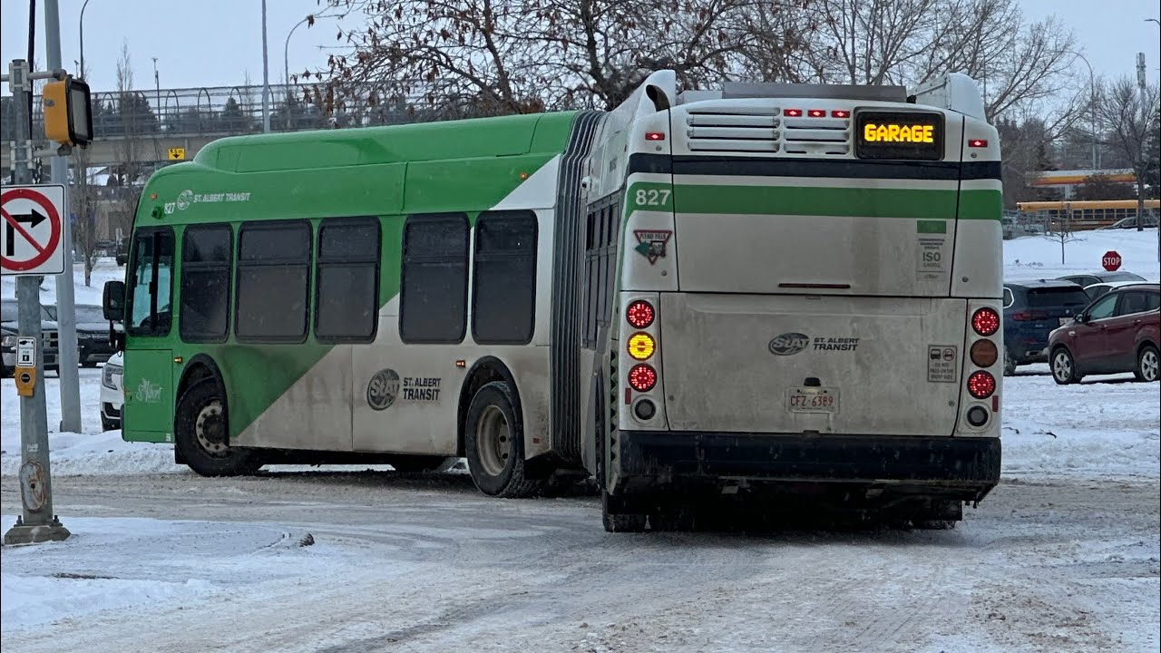 St. Albert Transit [StAT] 2020 XD60 - #827 - YouTube
