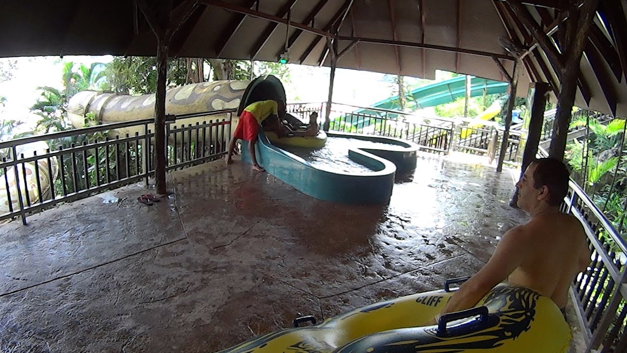Dangerous Python Water Slide at Sunway Lagoon - YouTube