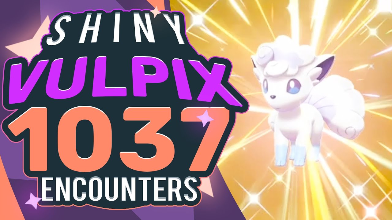 SHINY VULPIX IN 1037 EGGS! | Pokemon Sword and Shield Shiny Reaction ...