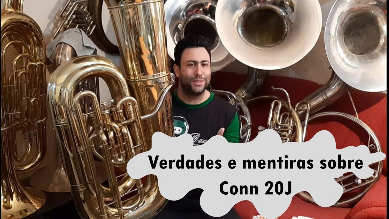 Felipe Bacon Testando - Tuba C.G.Conn 20J #TubaConn #MentirasVerdades # ...
