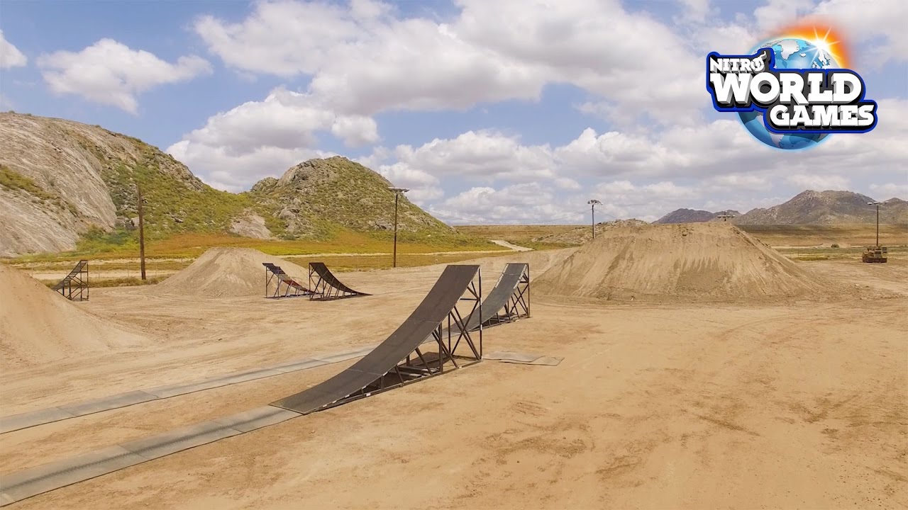 Building the 2017 Nitro World Games Training Facility - YouTube