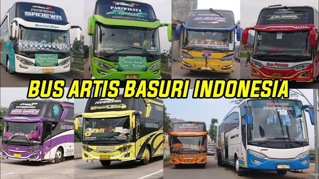 KOMPILASI BUS ARTIS BASURI INDONESIA FULL NGOYOD - YouTube