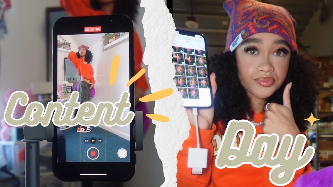 DAY IN THE LIFE OF A CONTENT CREATOR | BEHIND THE SCENES - YouTube
