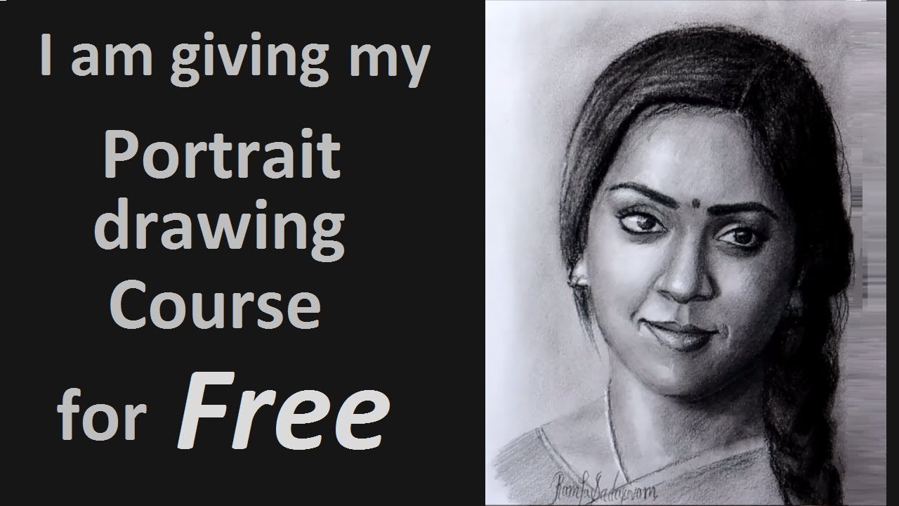 Collect my Portrait drawing course for free before I change my mind ...