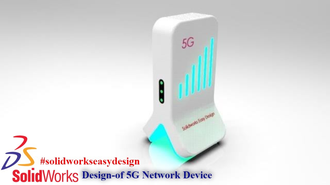 Solidworks Tutorial # 93 How to Design 5G Network Device in Solidworks ...