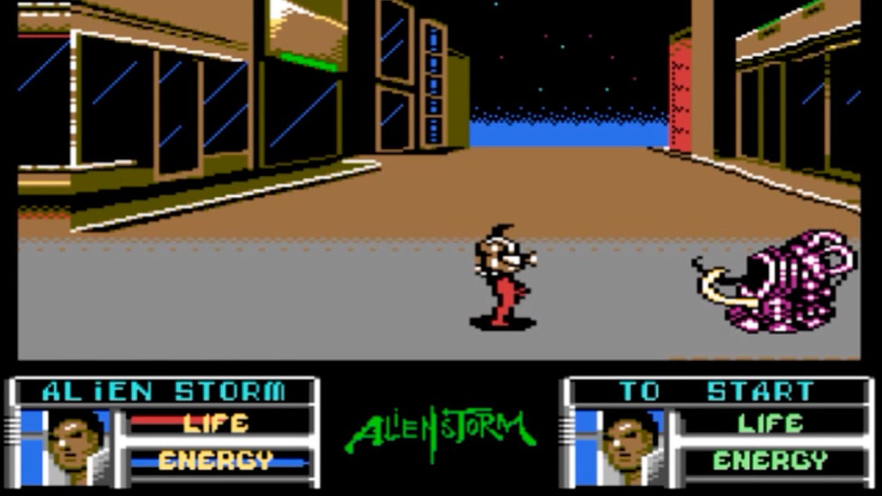 Commodore 64 - Alien Storm [1991] - YouTube