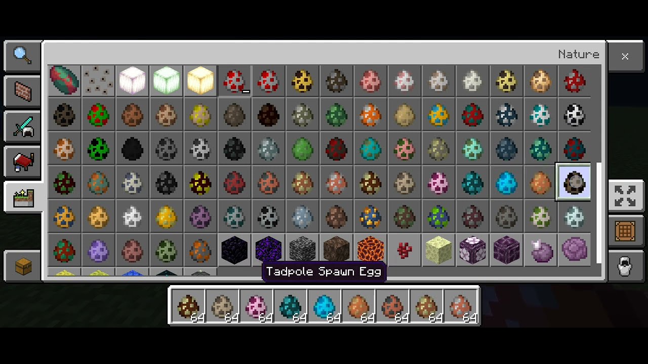 Minecraft All Spawn Eggs (Part 2 - FINAL PART - For Kids) - YouTube