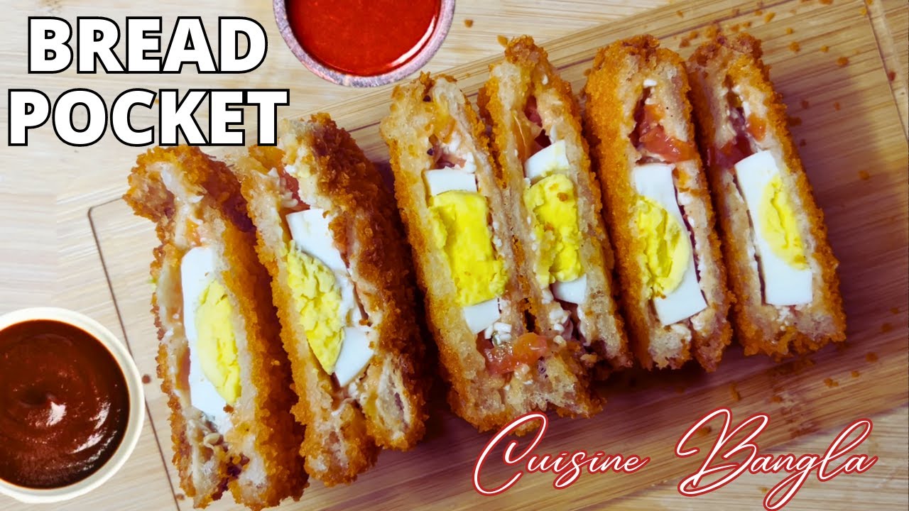 Bread Pocket | Beakfast Recipe | Evening Snacks - YouTube