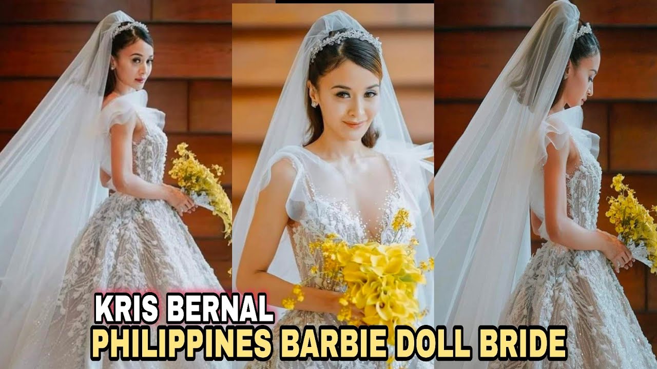 🎯OMG!KRIS BERNAL NAGMISTULANG BARBIE DOLL SA GANDA NANG WEDDING GOWN ...