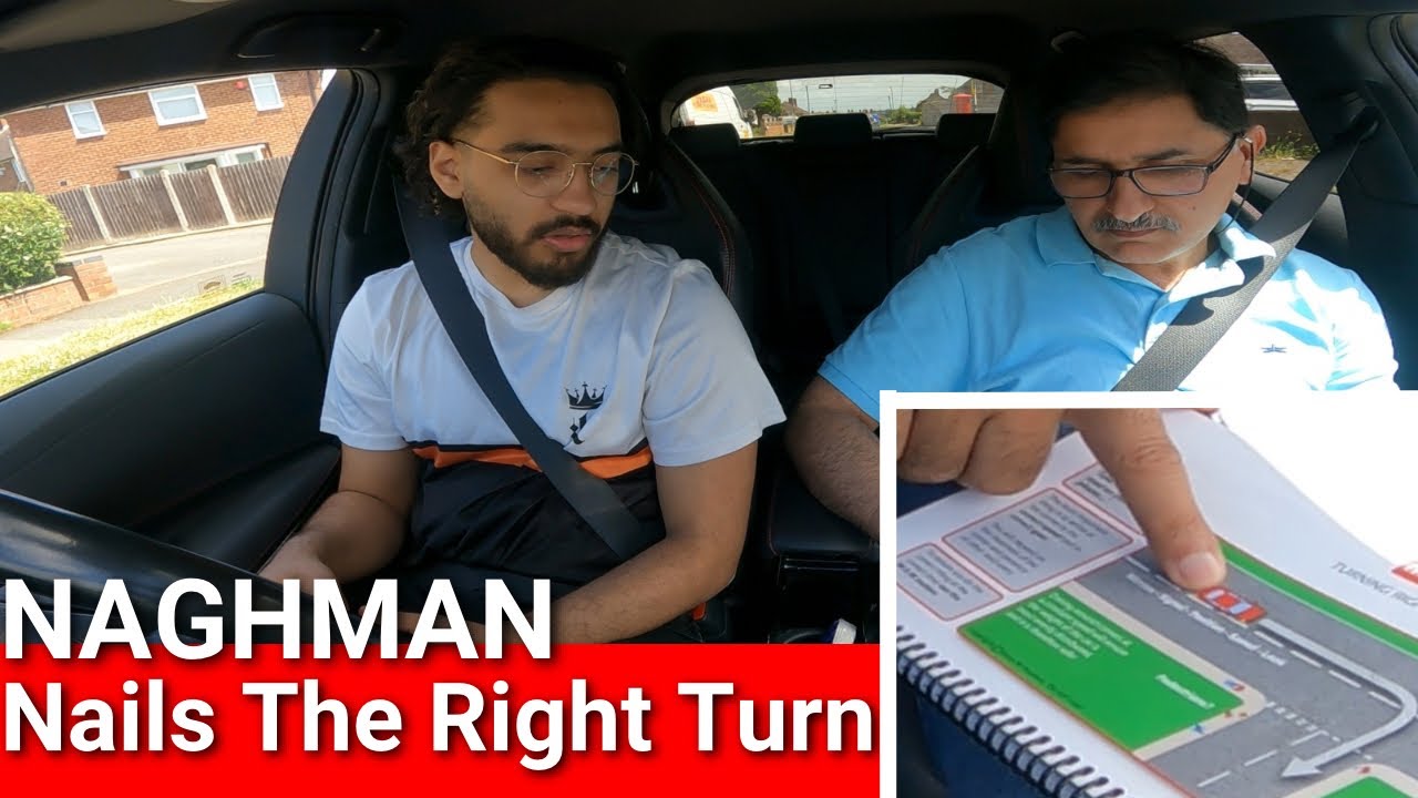 Naghman Nails The Right Turn On 3rd Driving Lesson In An Automatic ...