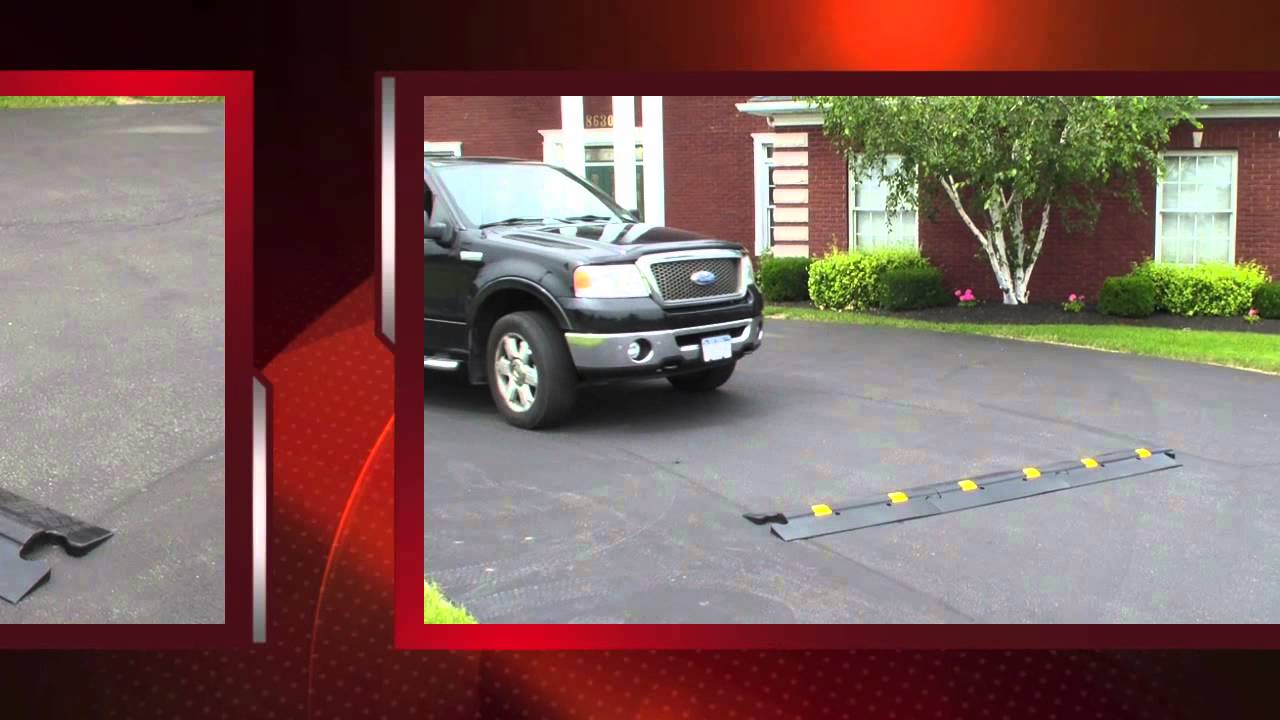 RubberForm's 2.5" Speed Bump in Action - YouTube