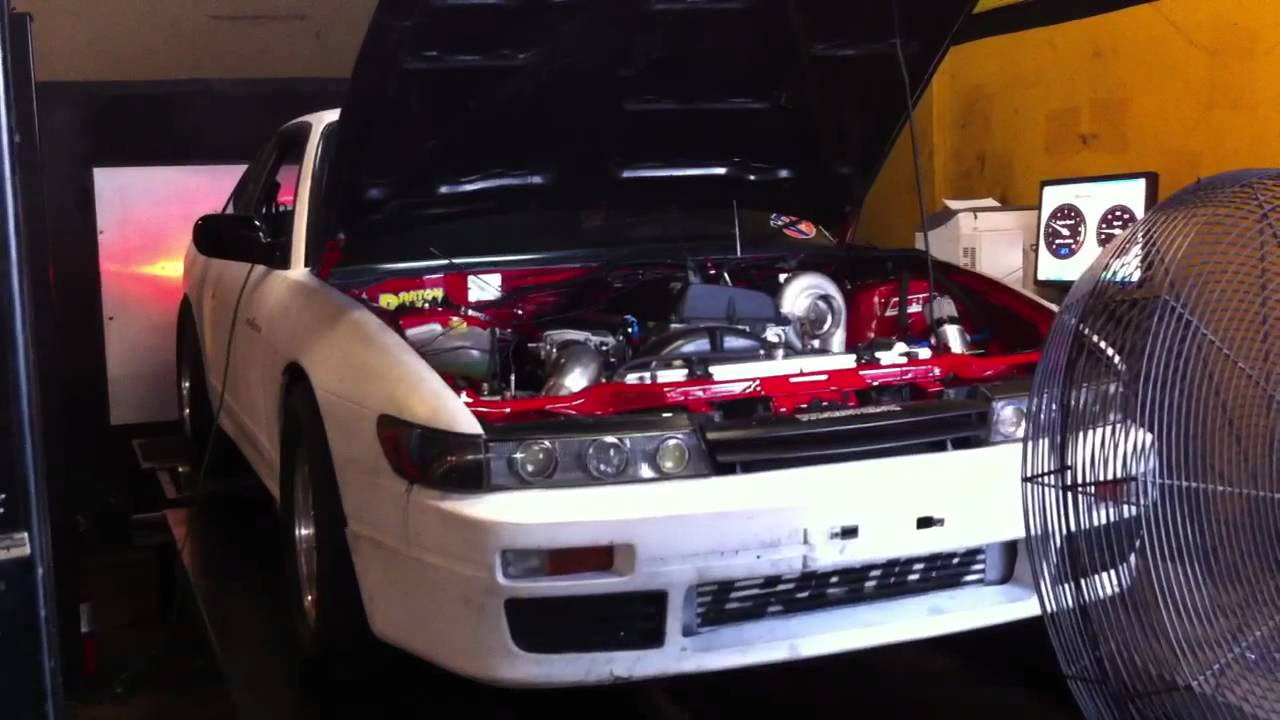 Sr20vet Dyno at 29 psi pte 6766 - YouTube