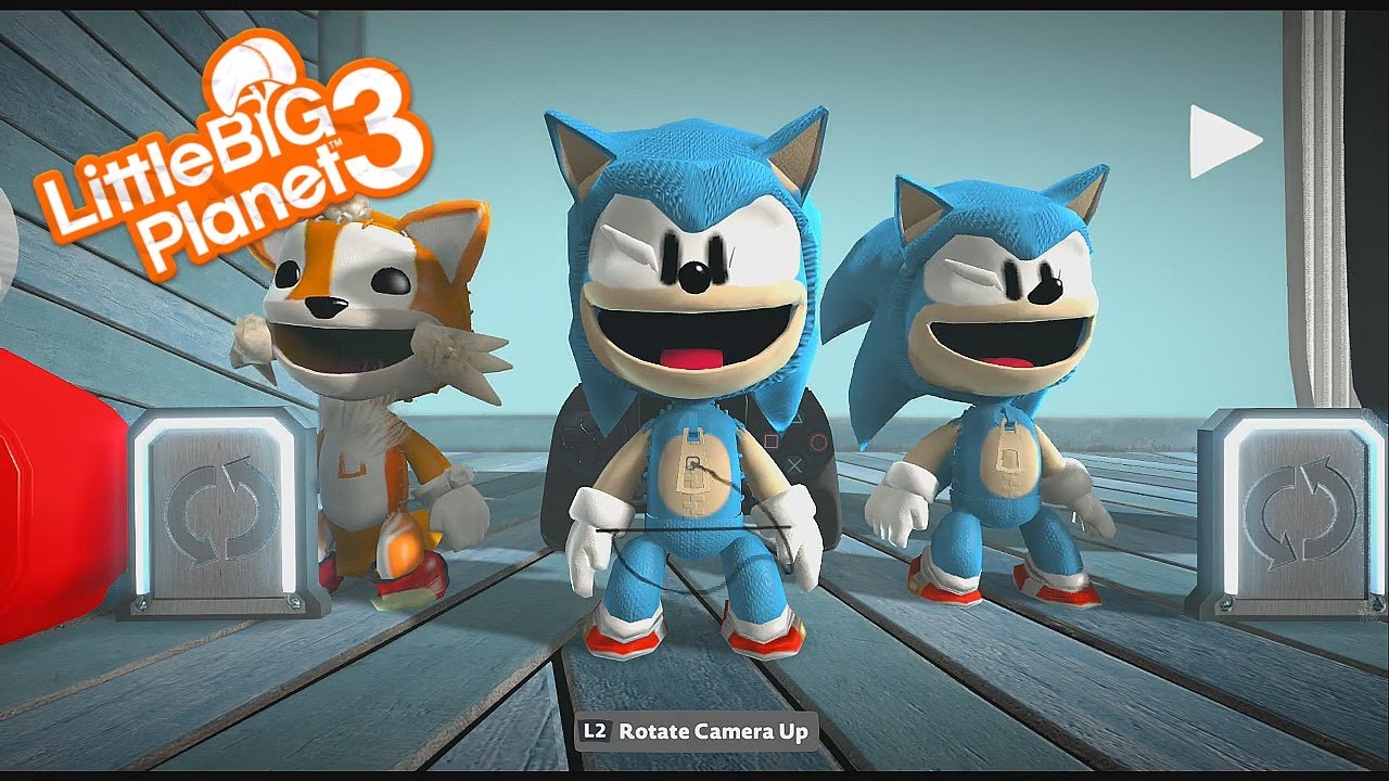LittleBigPlanet 3 - 2 Sonic skins - YouTube