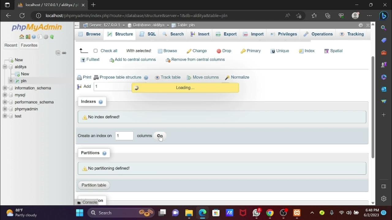 tutorial membuat data base mysql menggunakan aplikasi xampp - YouTube
