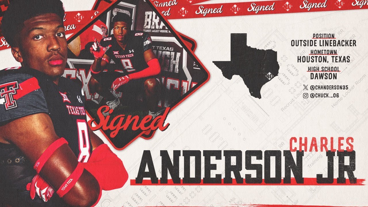 Texas Tech Football Signing Day: Charles Anderson Jr. | 2023 - YouTube