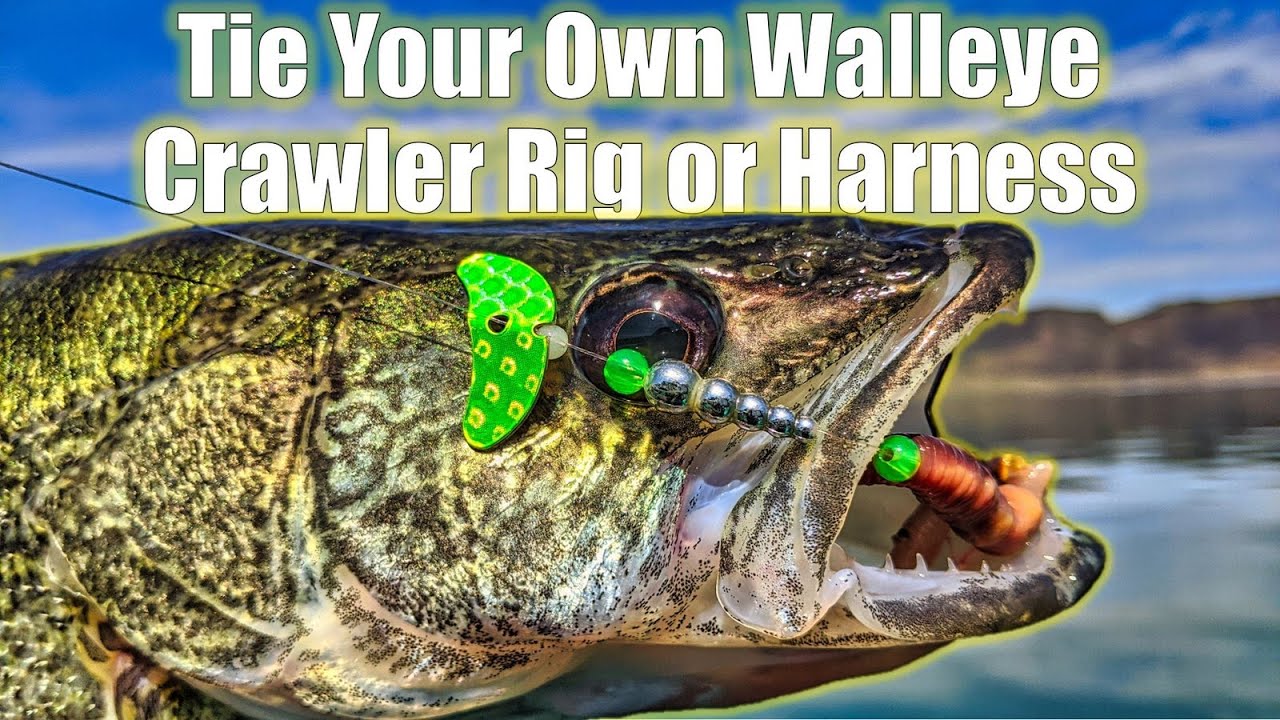 How To Tie Crawler and Harness Rigs for Walleye - YouTube