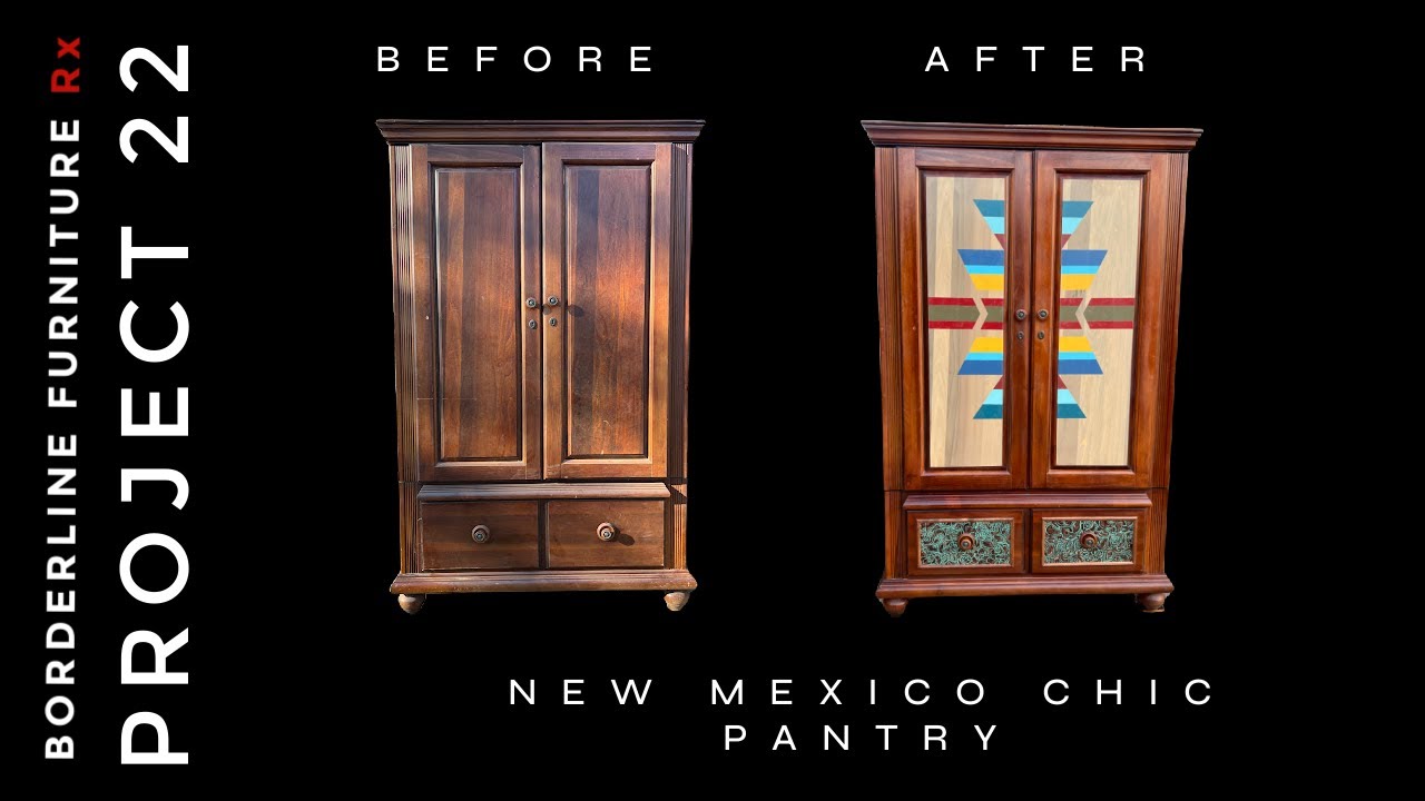 Borderline Furniture Rx - Project 22 New Mexico Chic Pantry - YouTube