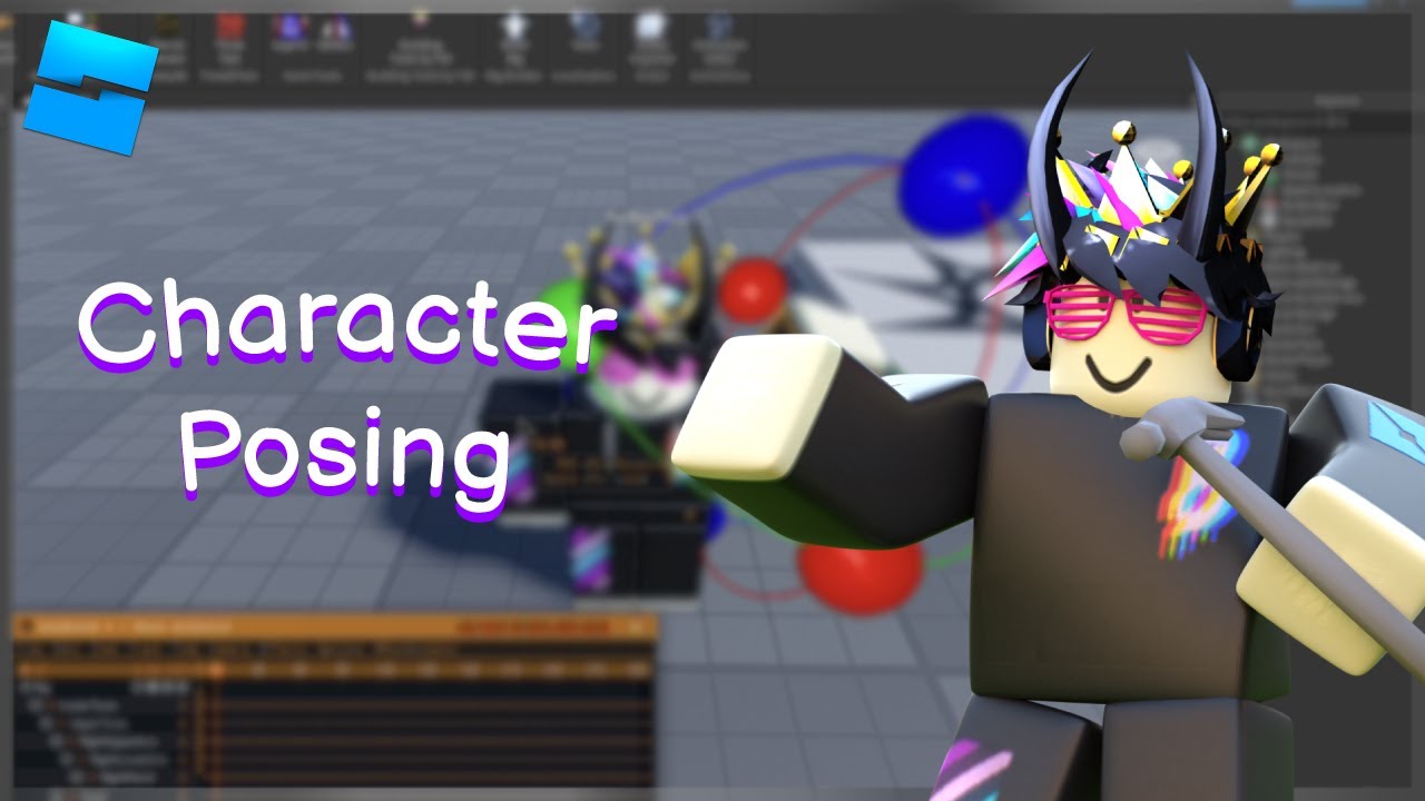 How to POSE a character using MOON ANIMATOR in Roblox Studio! - YouTube
