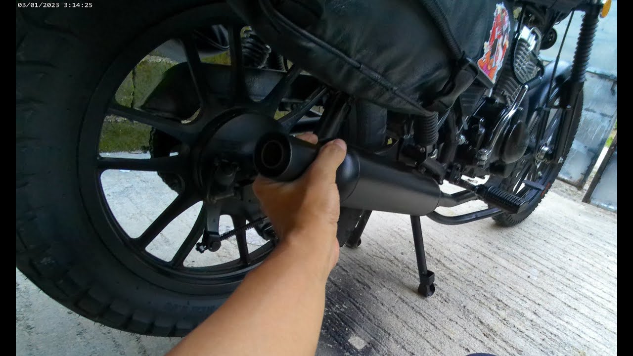 Skygo Boss 150 Bottle Pipe Sound Check Test Ride - YouTube