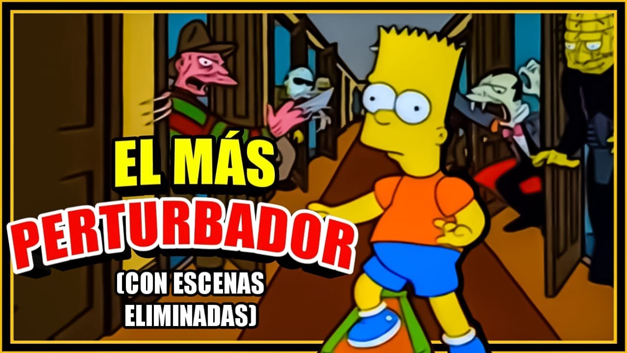 La MEJOR CASITA del HORROR de Los Simpson | Resumen - YouTube