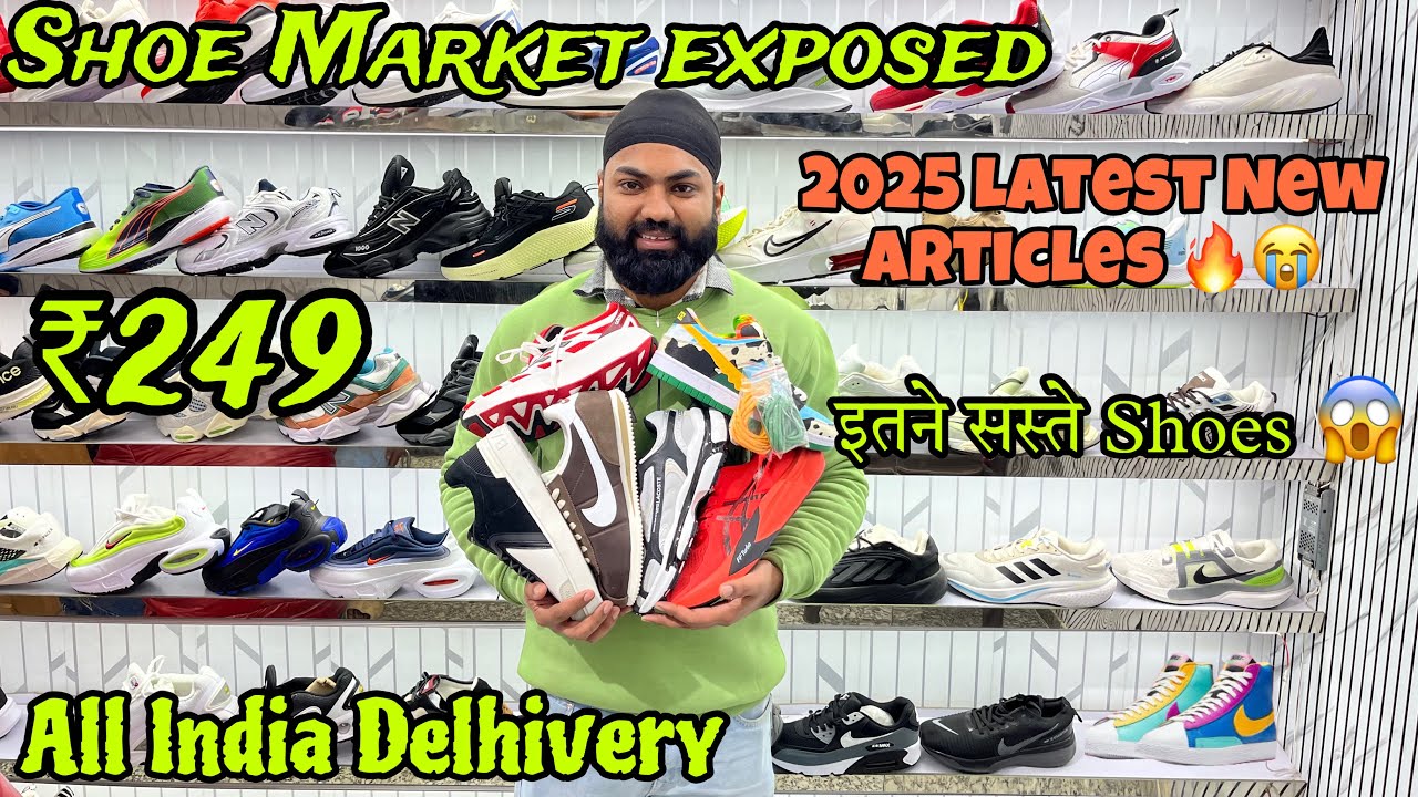 Shoe Market Exposed | Cheapest Shoe in delhi | Branded shoe in Delhi ...