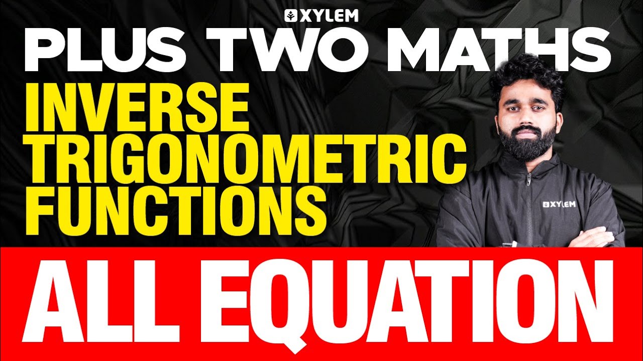 Plus Two Commerce Maths Inverse Trigonometric Functions All 2498