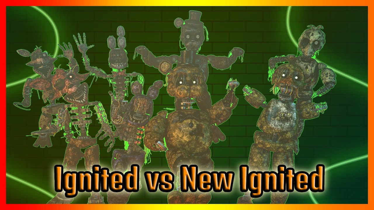 [SFM FNAF]: Ignited vs New Ignited - YouTube