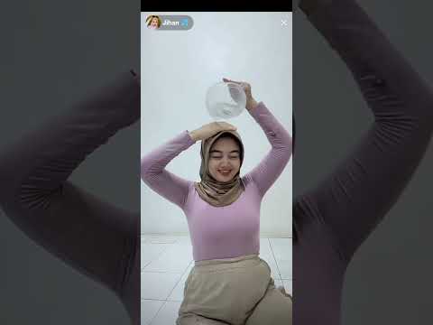 Toblut Hijab Live Tiktok Challenge Basah