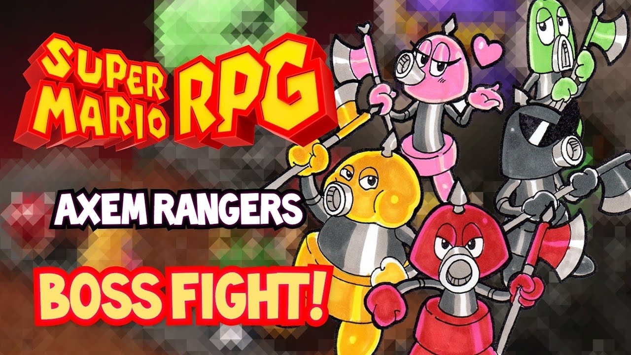NEW Super Mario RPG - AXEM RANGERS & BLADE BOSS FIGHT (HOW TO BEAT ...