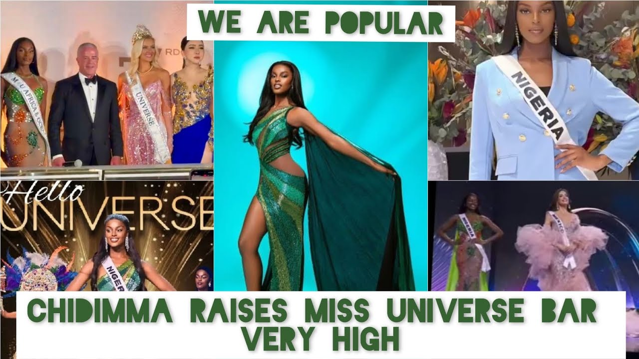 CHIDIMMA MADE MISS UNIVERSE POPULAR??.. MISS UNIVERSE REVEAL TREMENDOUS ...