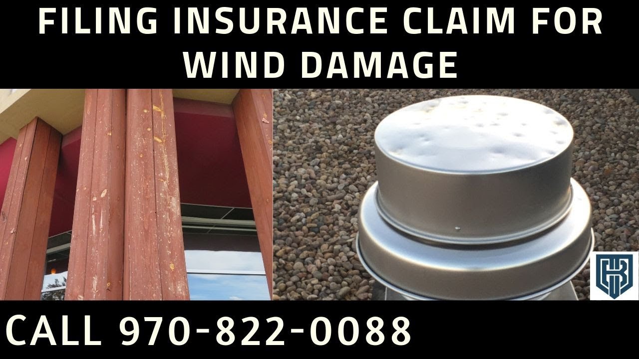 Filing Insurance Claim For Wind Damage Help Eaton CO - YouTube
