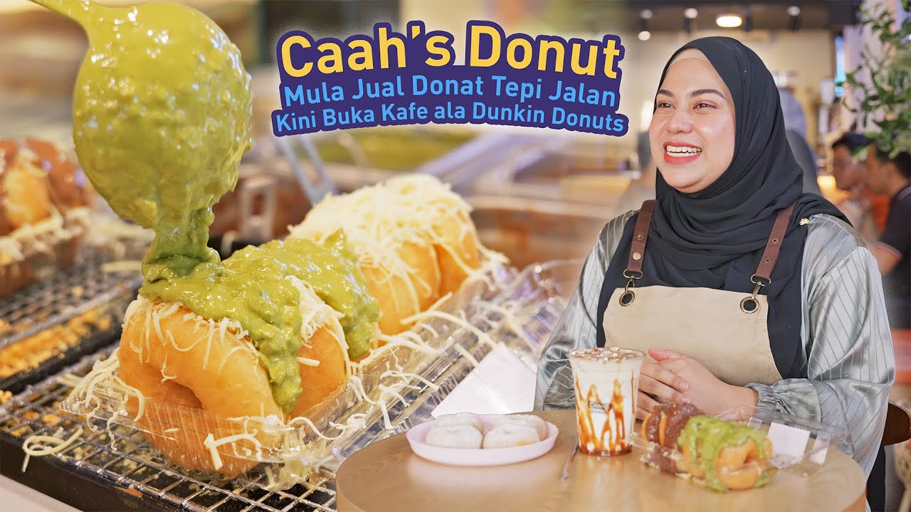 Donat Pelbagai Perisa Dibuat Segar Di Hadapan Pelanggan | Caah's Donut ...