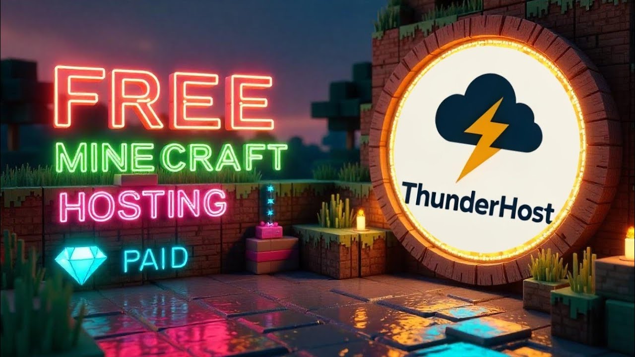 Thunder host new free minecraft server hosting new free and paid ...