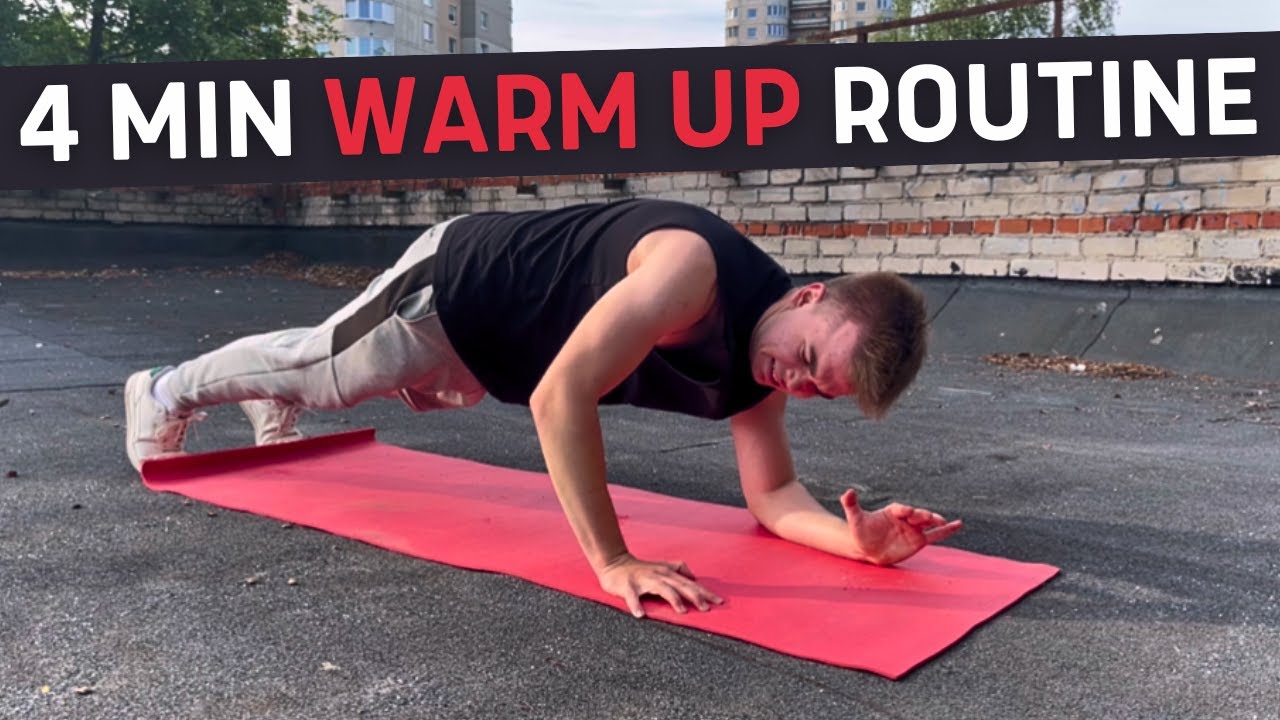 Do This Before Every Workout | 4 MIN Warm Up Routine (For all body ...