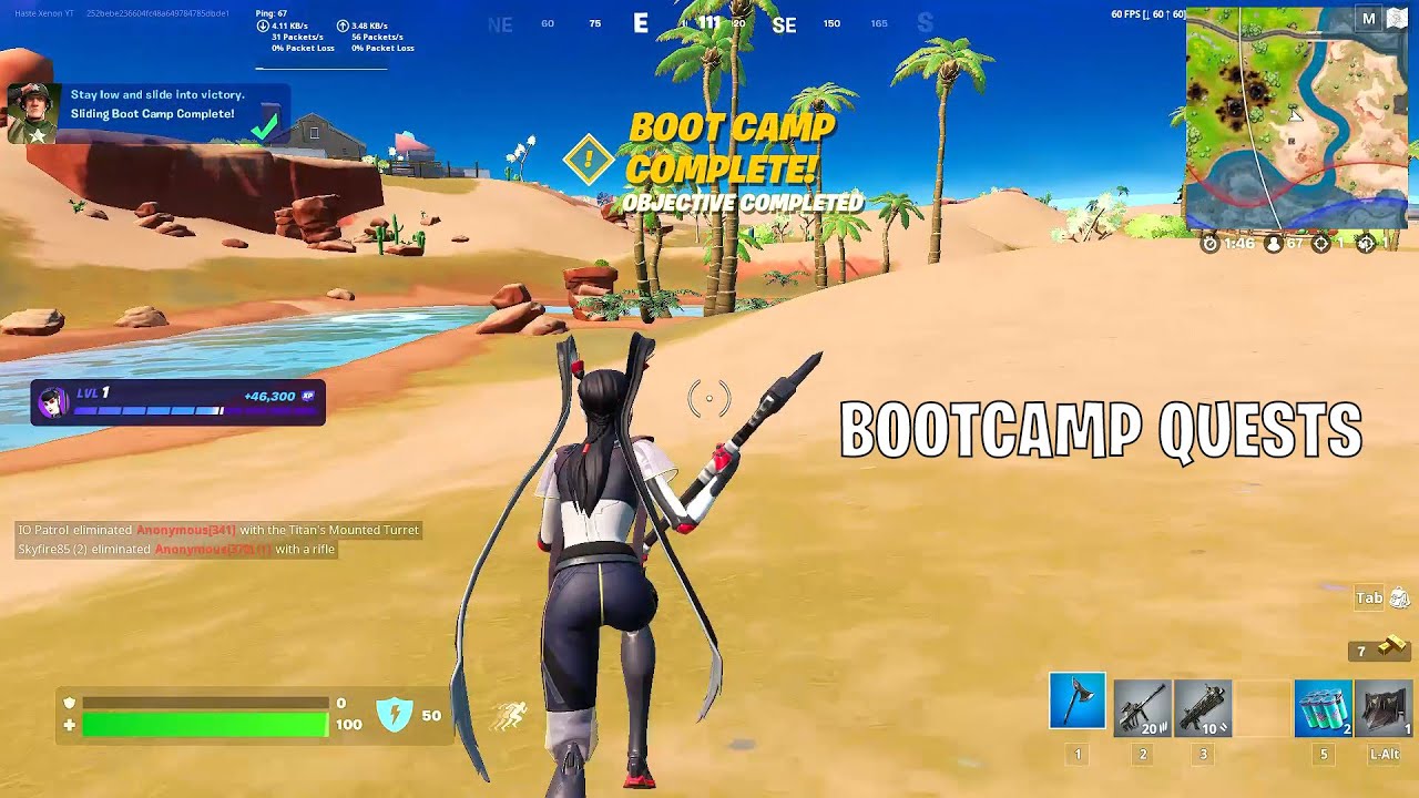 How to Complete ALL BOOTCAMP QUESTS in Fortnite Chapter 3 Season 2 ...