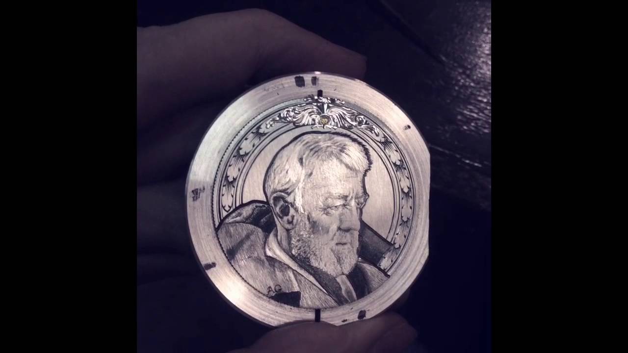 Obi Wan Kenobi Hand Engraved Bulino Hobo Nickel on 1 oz Silver Eagle ...