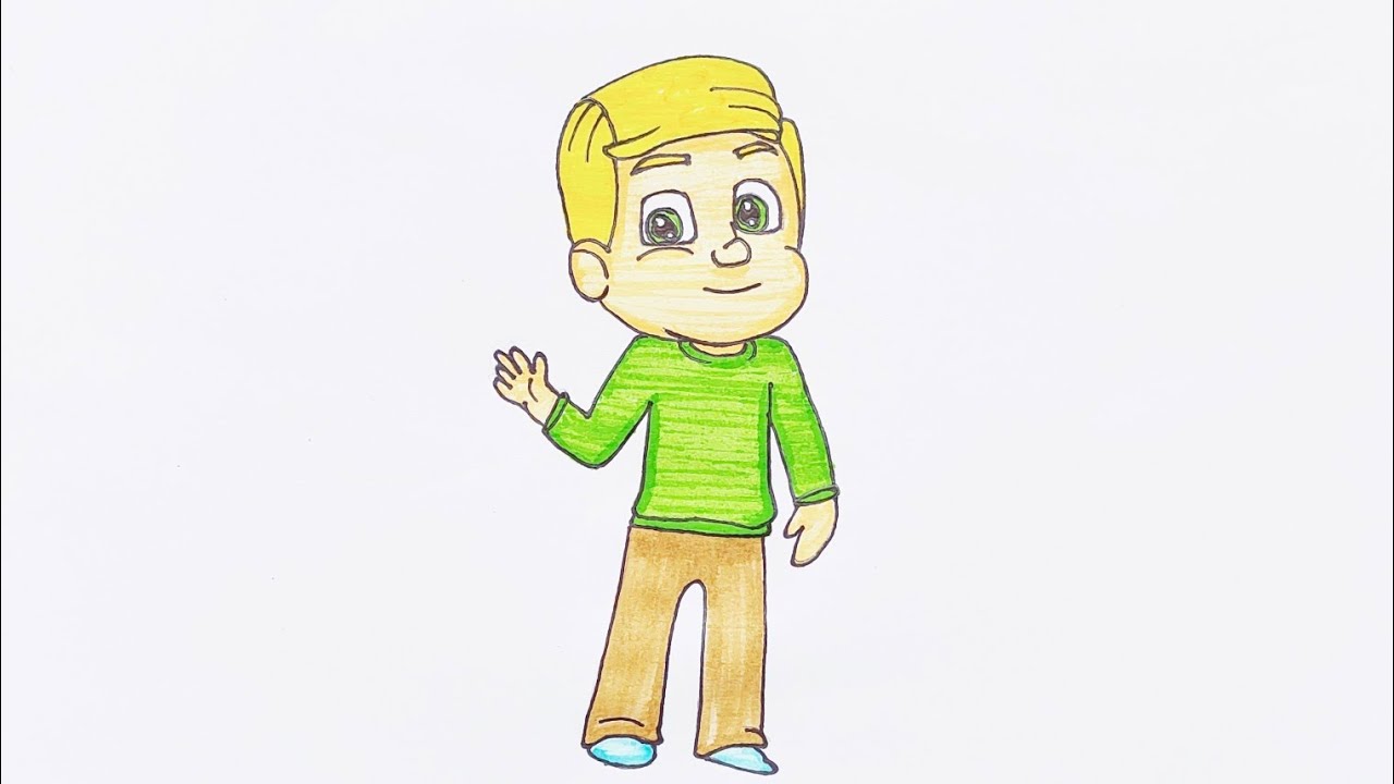 Easy/Cute Gekko/Greg PJ Masks Drawing | How to draw Gekko/Greg from PJ ...