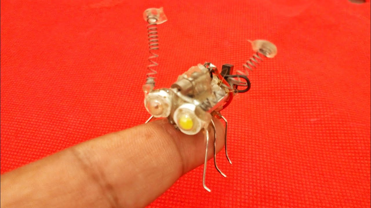 how to make mini robot bug - YouTube