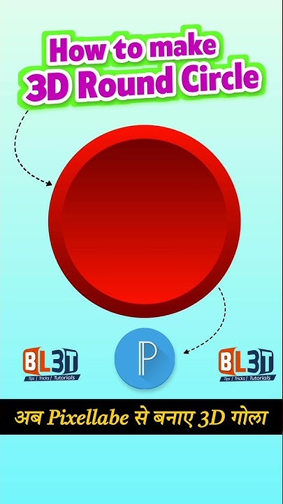 How to make 3d Circle in Pixellabe #PixellabeTricks #bl3t # ...